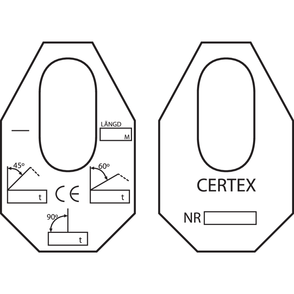 Chain sling technical information | Certex Estonia